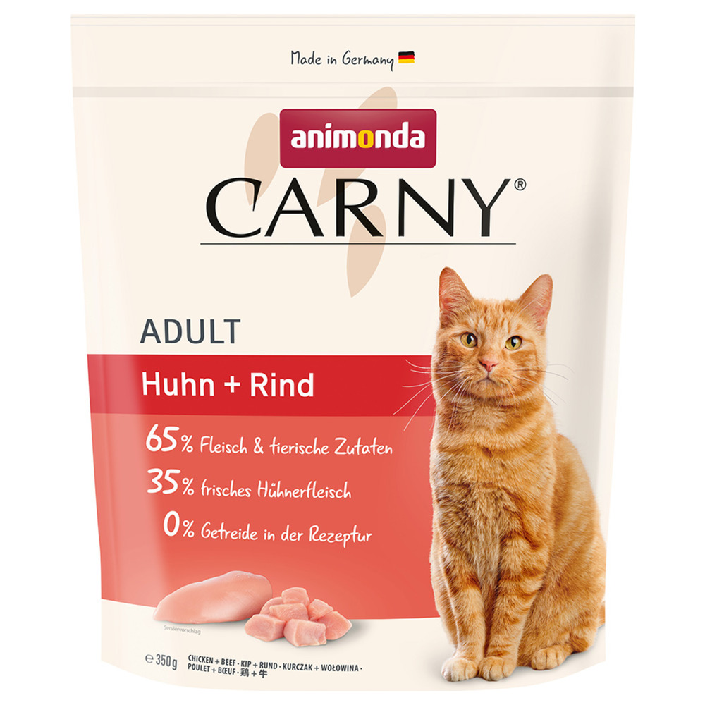 Animonda Carny Adult Huhn & Rind Trockenfutter 350g