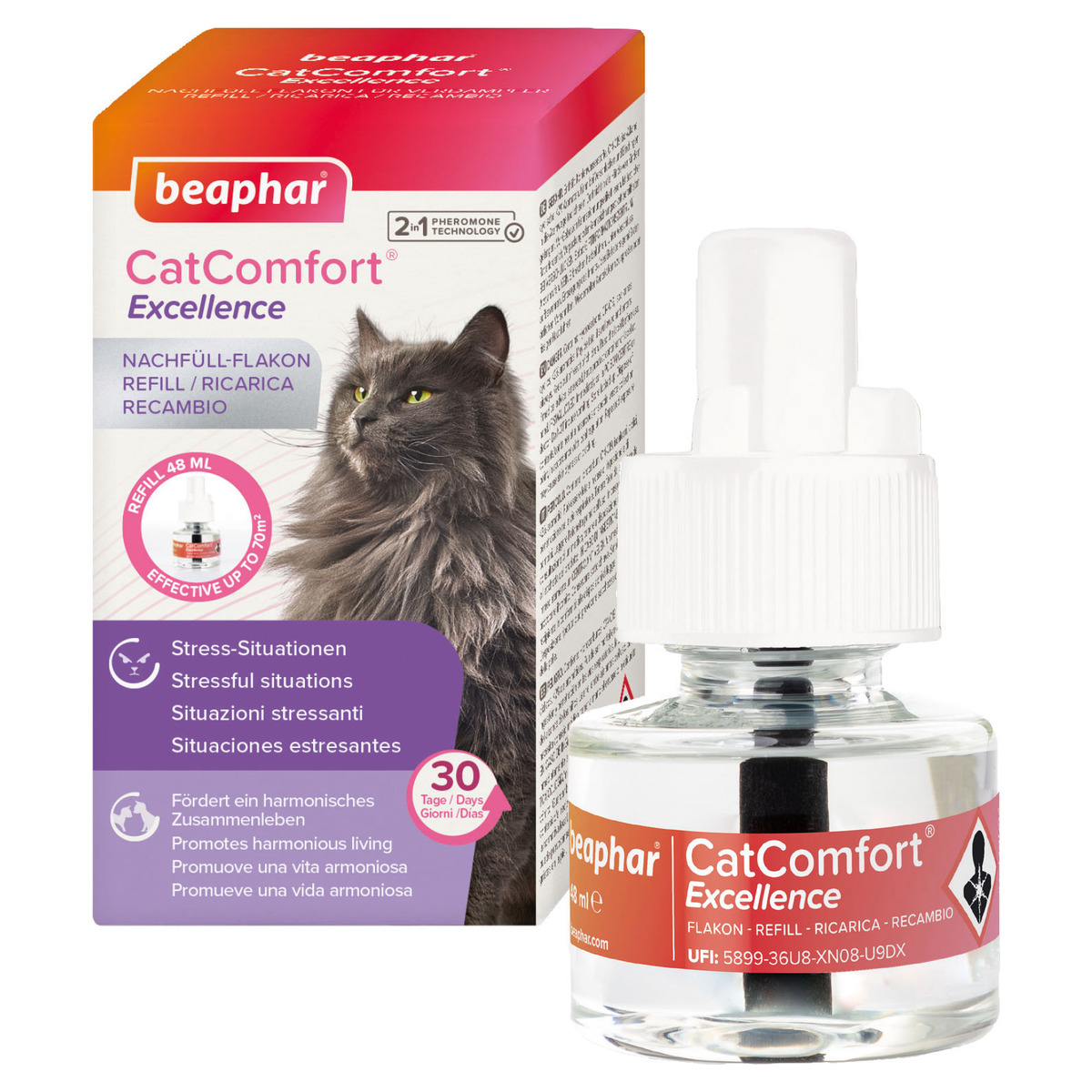 Beaphar CatComfort® Excellence Nachfüll-Flakon - Beruhigende Wirkung