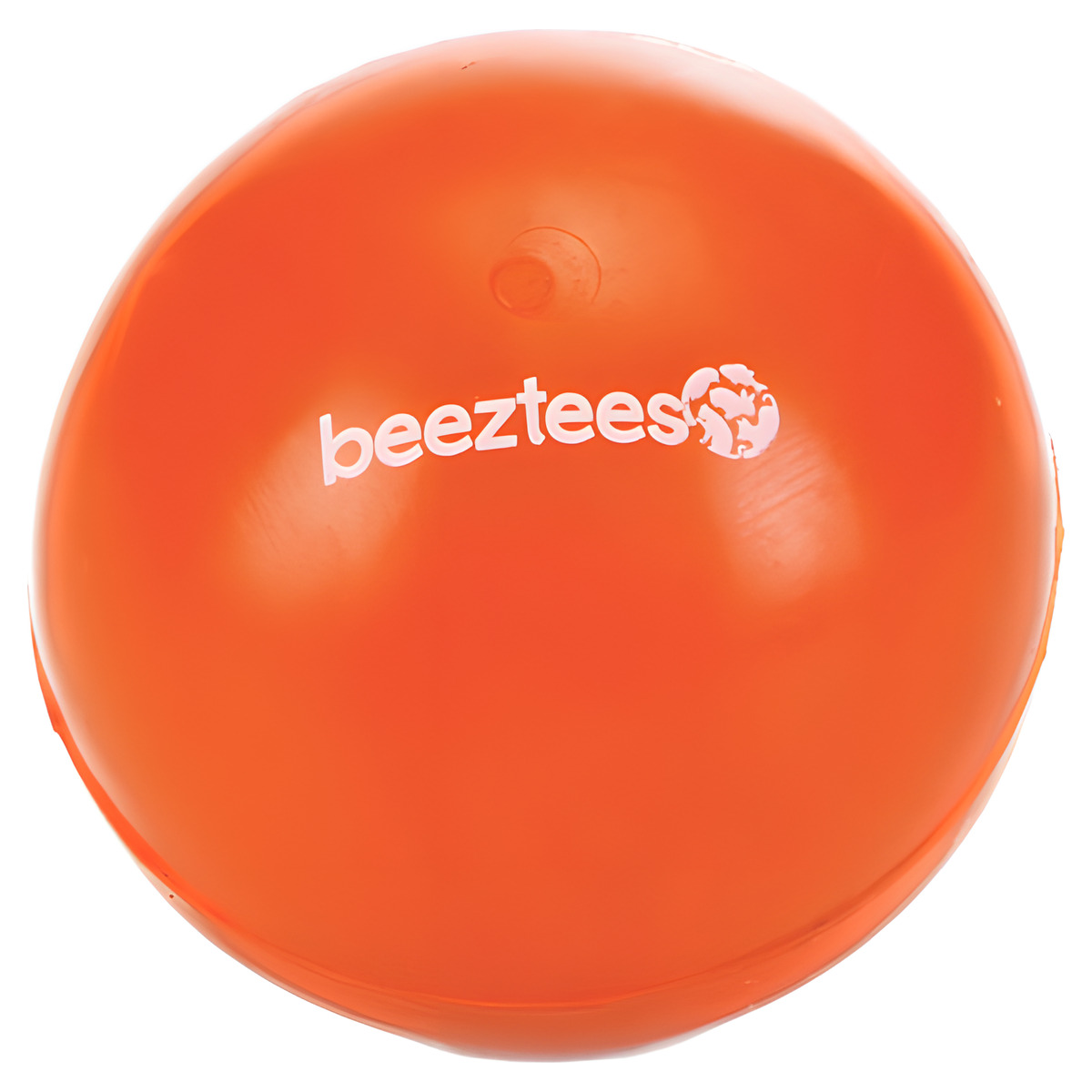 Beeztees Hundeball massiv orange | Robustes Hundespielzeug