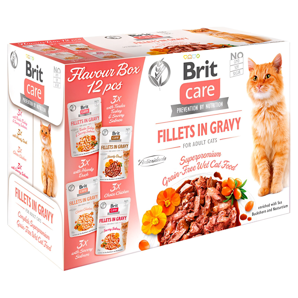 Brit Care Fillets in Gravy Multipack - Nassfutter für Katzen