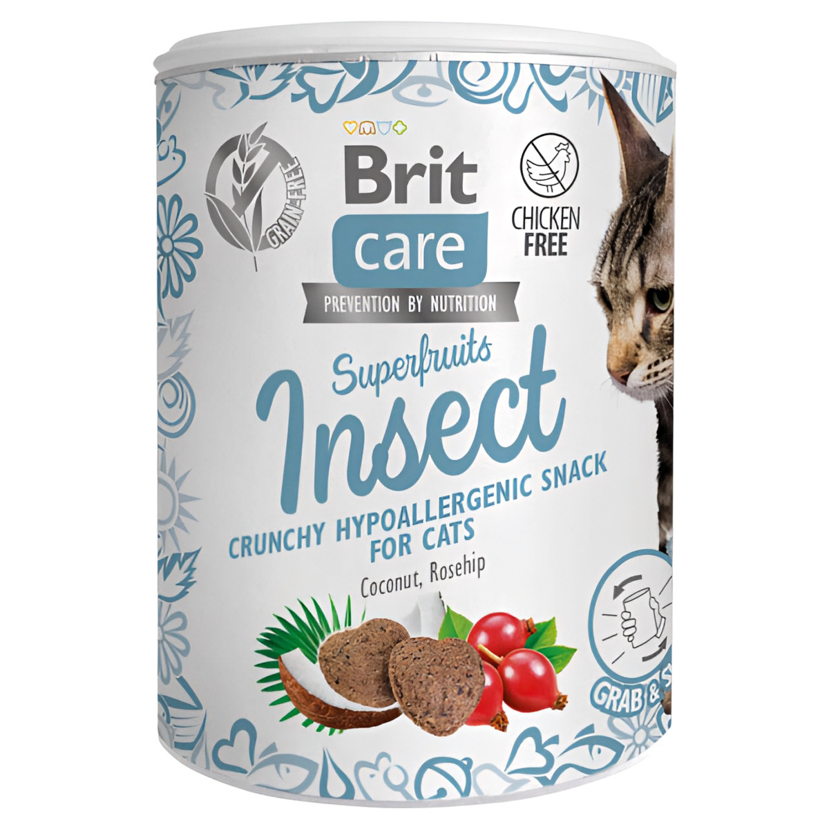 Brit Care Superfruits Insect Katzensnack 100g - Insektenprotein