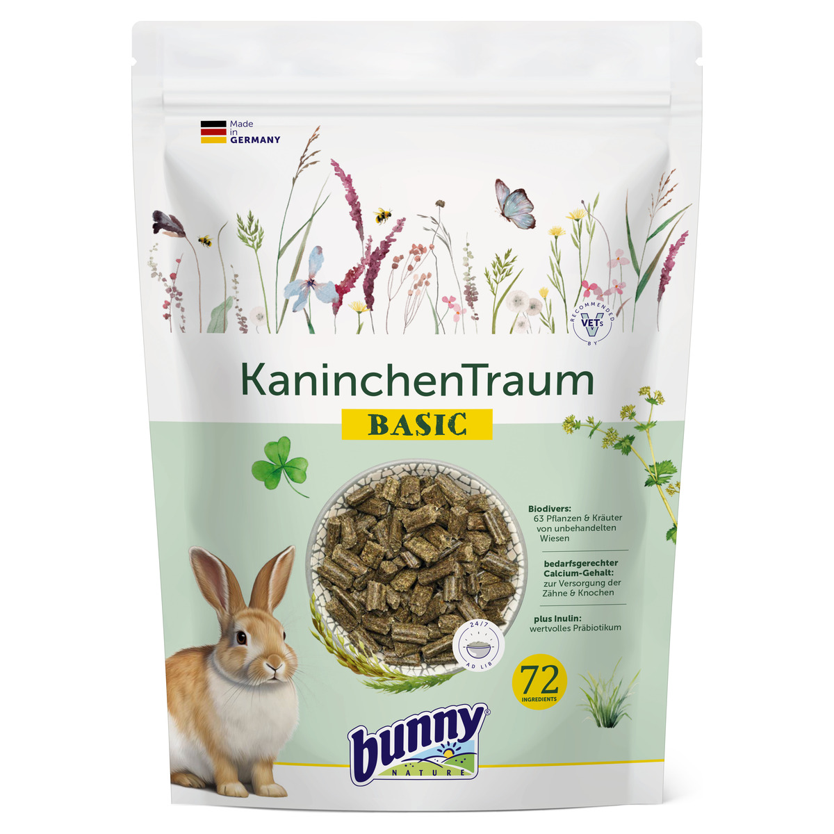 Bunny KaninchenTraum BASIC: Natürliches Futter für Zwergkaninchen