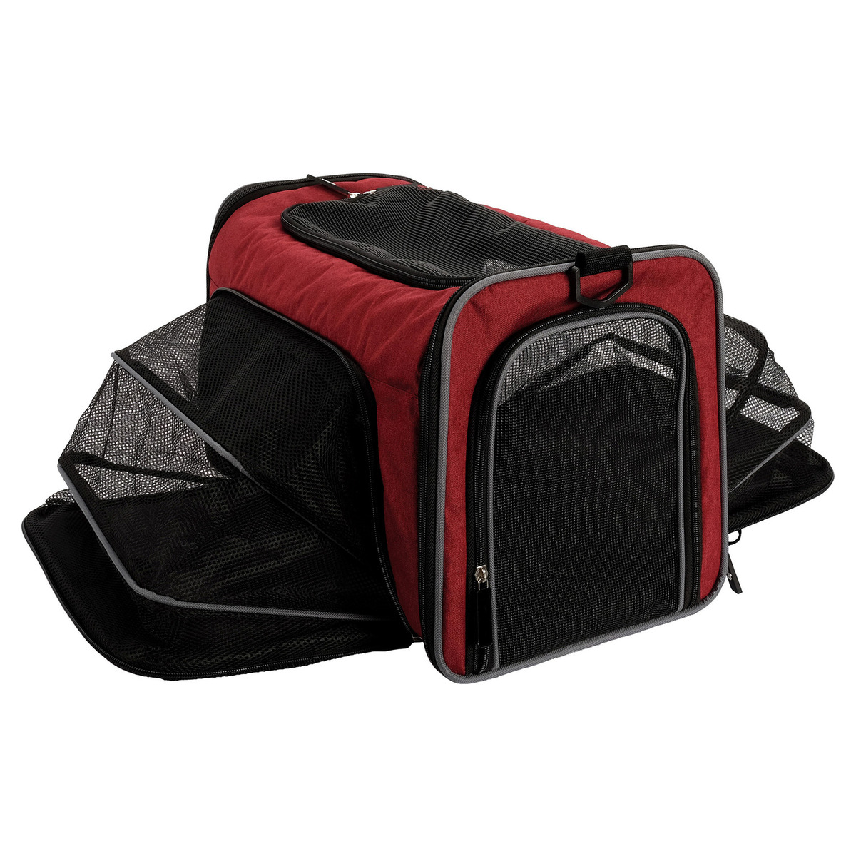 Dogit Explorer Tragetasche rot erweiterbar | Mein Tierdiscount