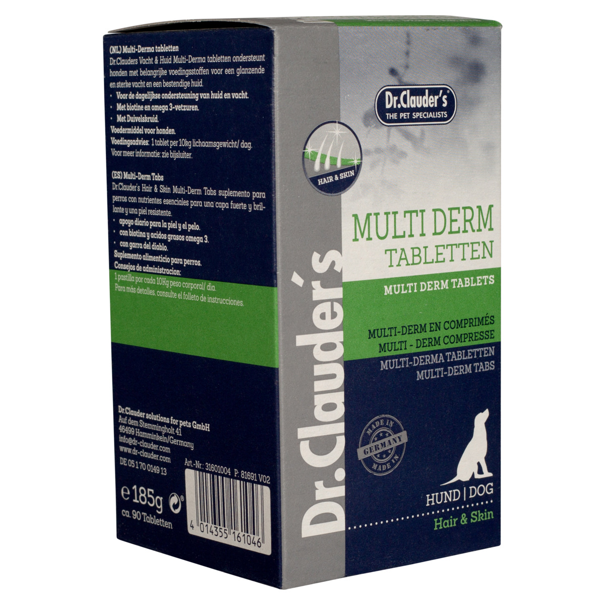 Dr. Clauder's Hair & Skin Tabs für Hunde | Fell, Haut, Krallen