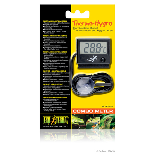 Exo Terra LED Thermo- und Hygrometer