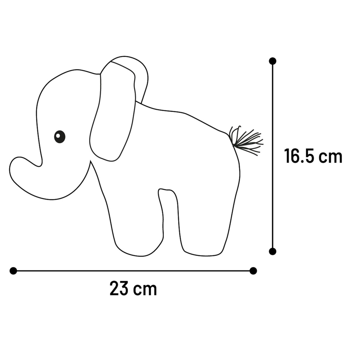 Flamingo Britta Elefant: Stoffspielzeug für Hunde | Mein Tierdiscount
