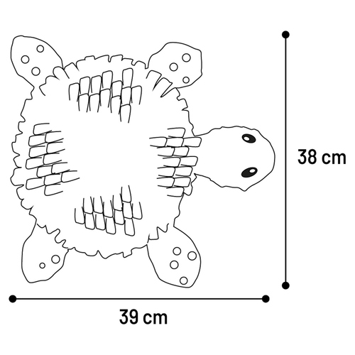 Flamingo Schnüffelteppich Schildkröte für Welpen | Mein Tierdiscount