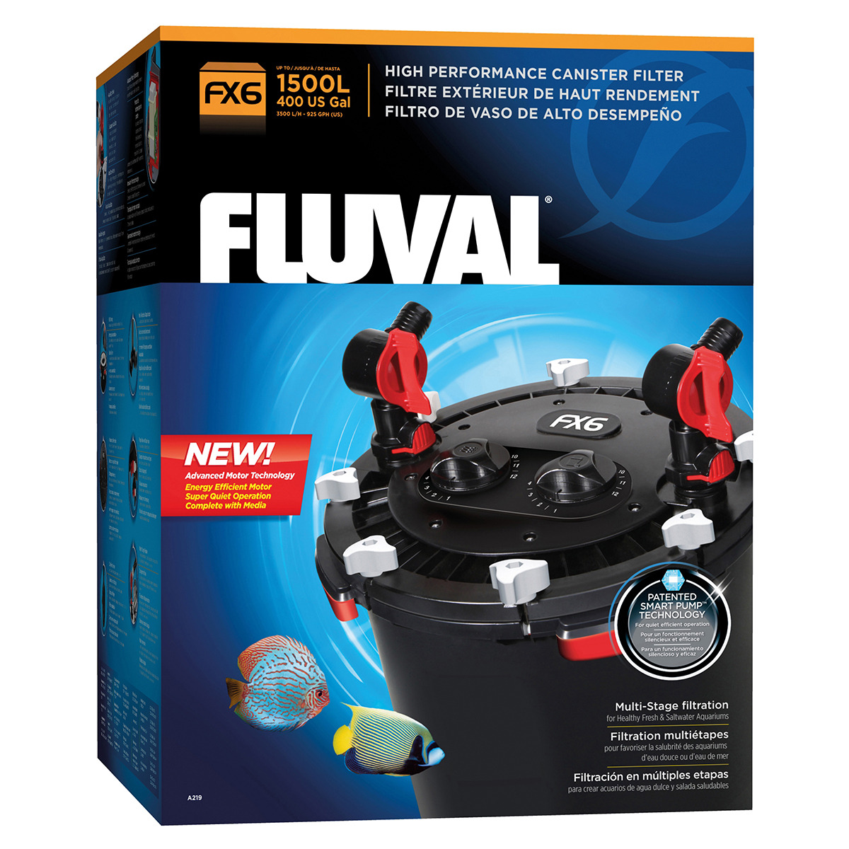 Fluval FX6 Außenfilter: Top Leistung für Aquarien bis 1500L
