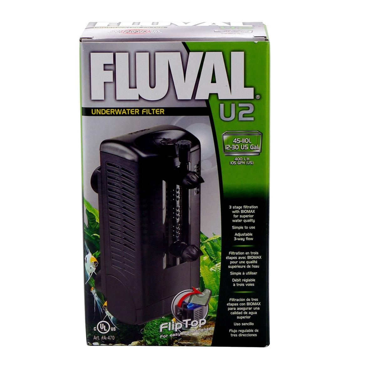 Fluval U2 Innenfilter: Leise, effizient & vielseitig