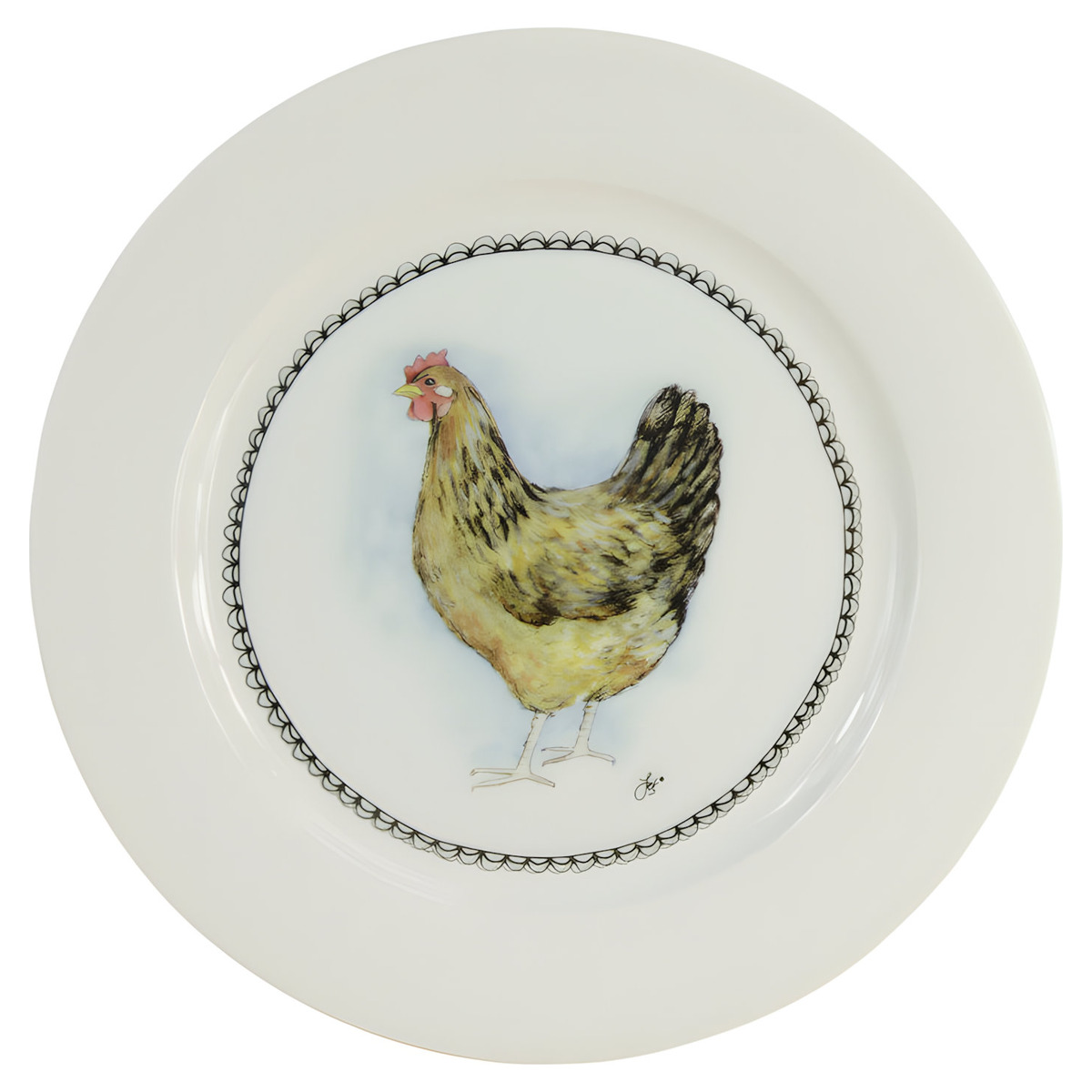 Frühstücksteller Huhn von HofundZoo – Für Tier- & Farming-Fans