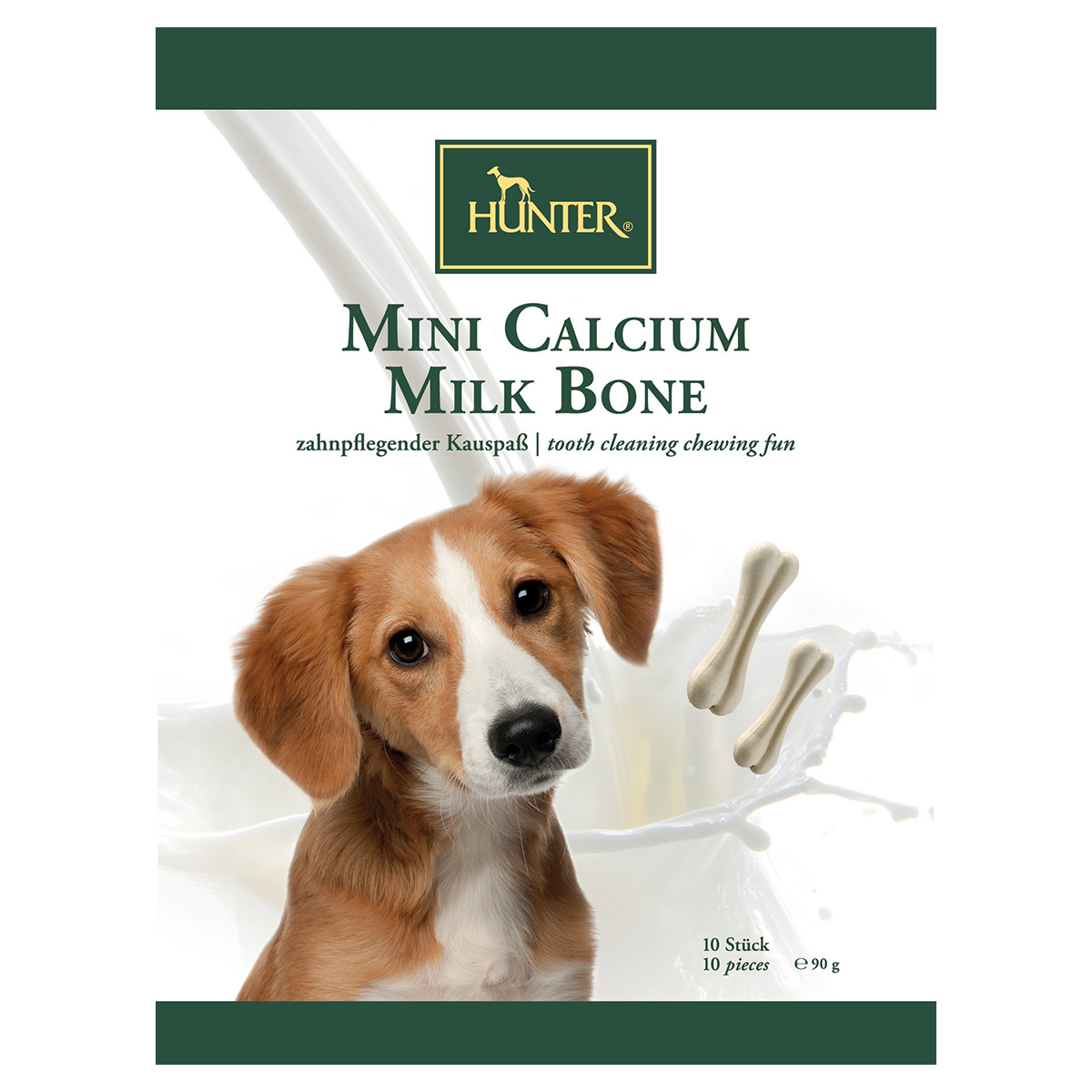 Hunter Hundesnack Mini Calcium Milk Bone 90 g - Gesunde Belohnung für ...