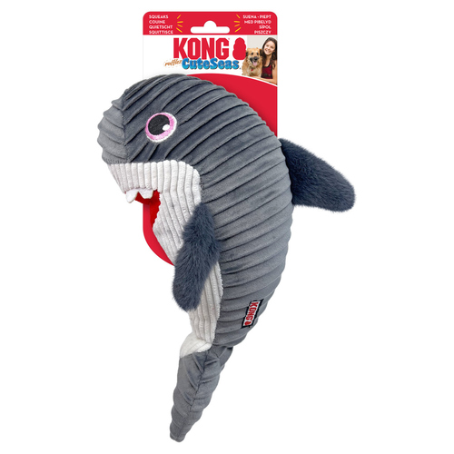 KONG Cuteseas Rufflez Hai: Plüschspielzeug für Hunde | Mein Tierdiscount