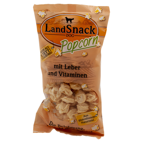 LandSnack Popcorn Leber & Vitamine - Zuckerfreier Hundesnack