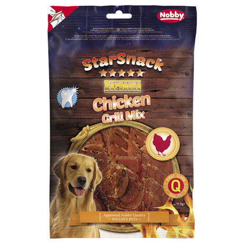 Nobby StarSnack Chicken Grill Mix 113g | Hunde Kauartikel
