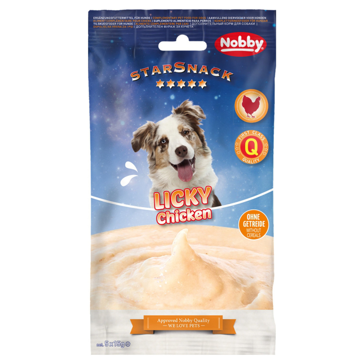 Nobby Licky Dog Chicken: Getreidefreier Hundesnack
