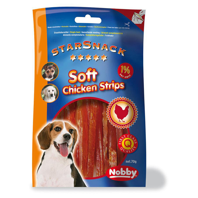 Nobby Starsnack Soft Chicken Strips - Natürlicher Hundesnack
