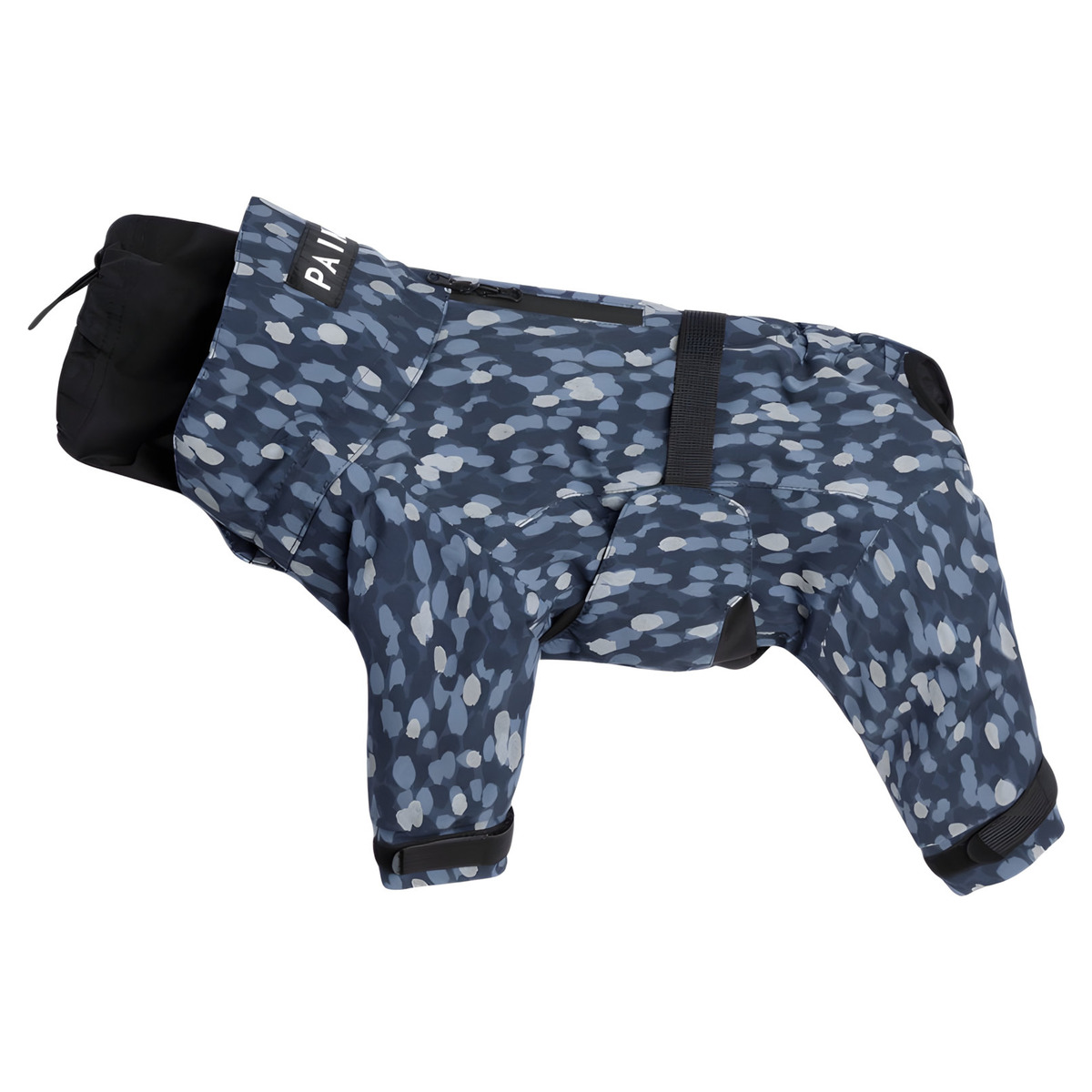 PAIKKA Hunde Overall "Winter Suit" Blau - Wasserdicht & Reflektierend