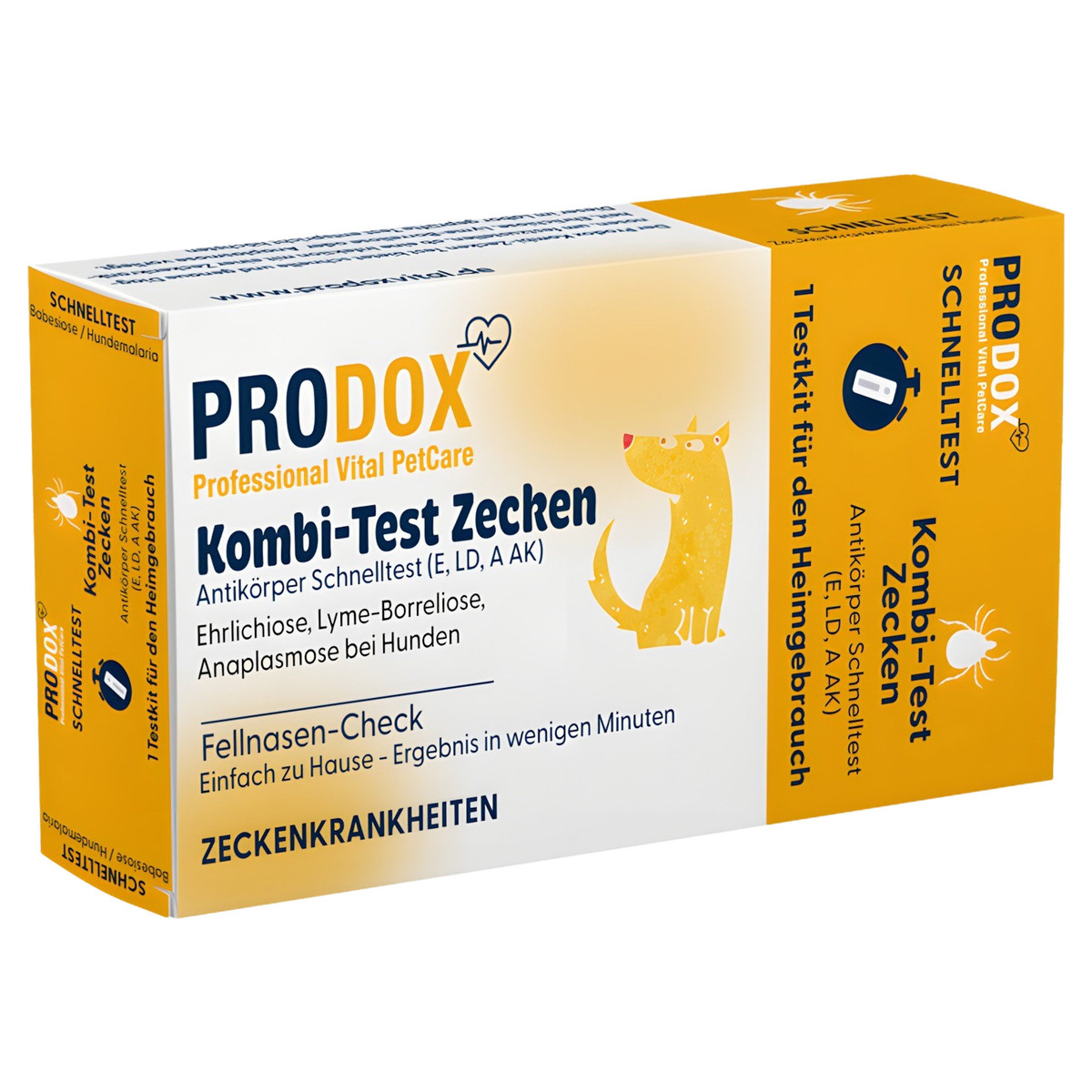 PRODOX Zecken Schnelltest für Hunde | Borreliose, Ehrlichiose