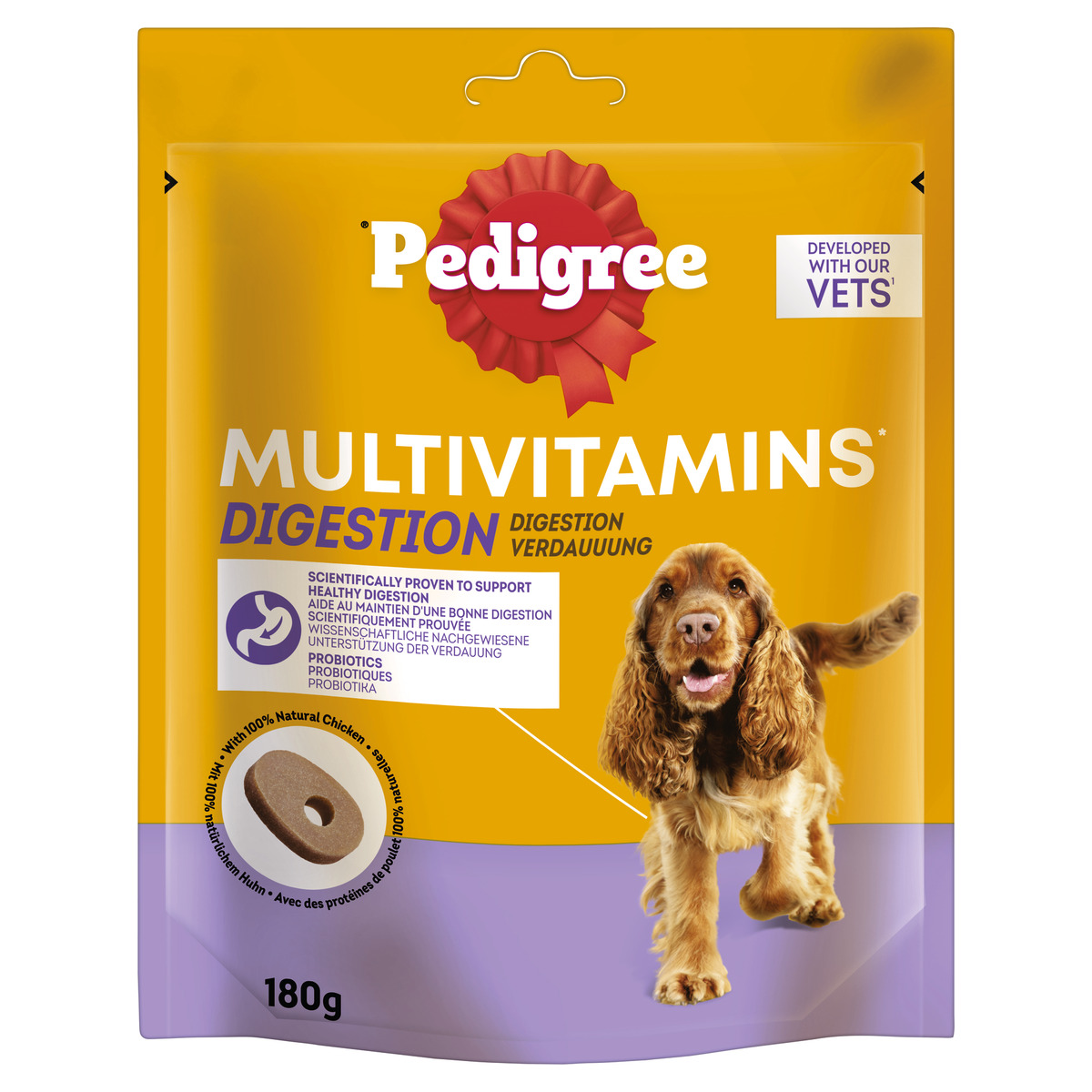 Pedigree Multivitamin Verdauung: 180g für gesunde Hunde