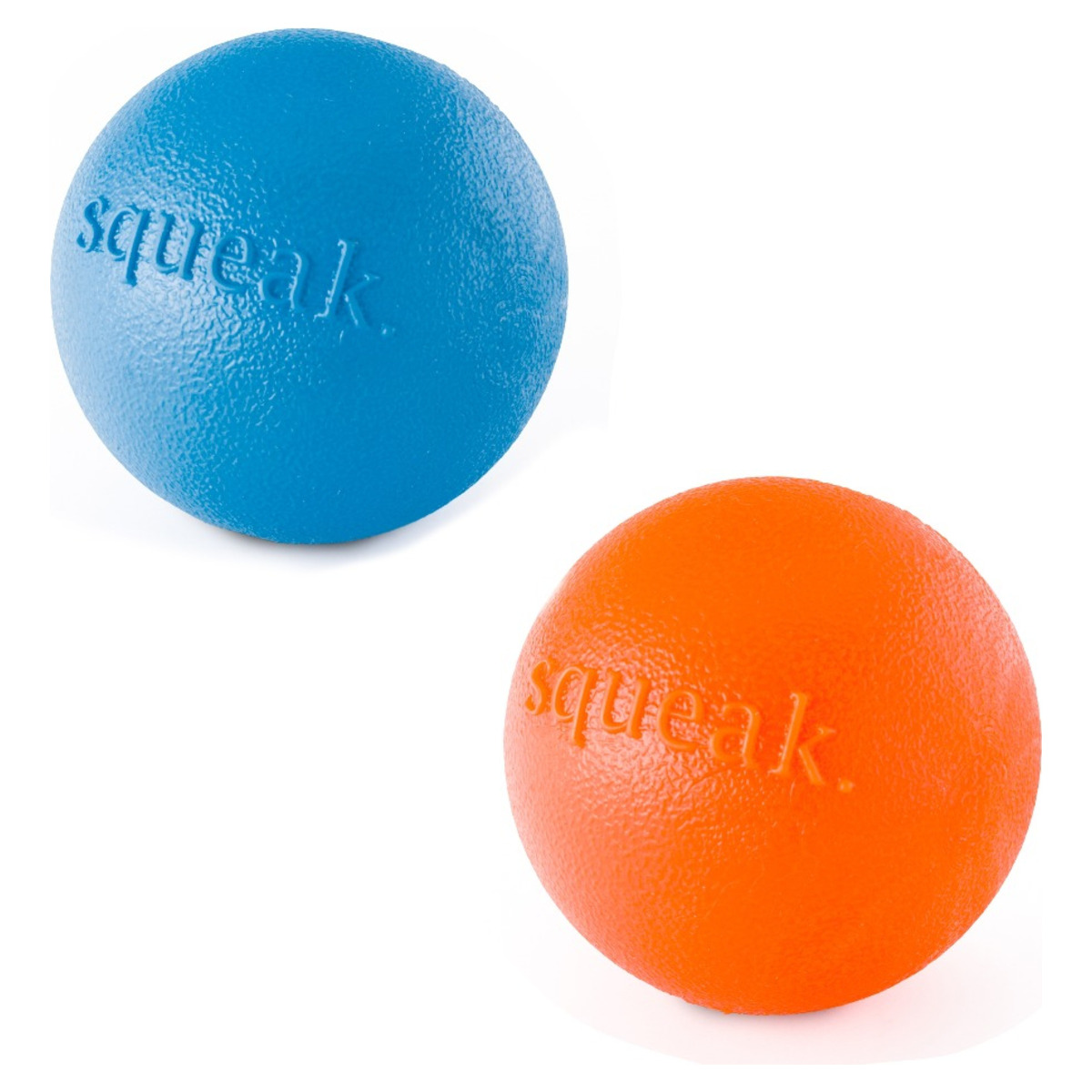 Planet Dog Squeak Ball mit Quietscher blau