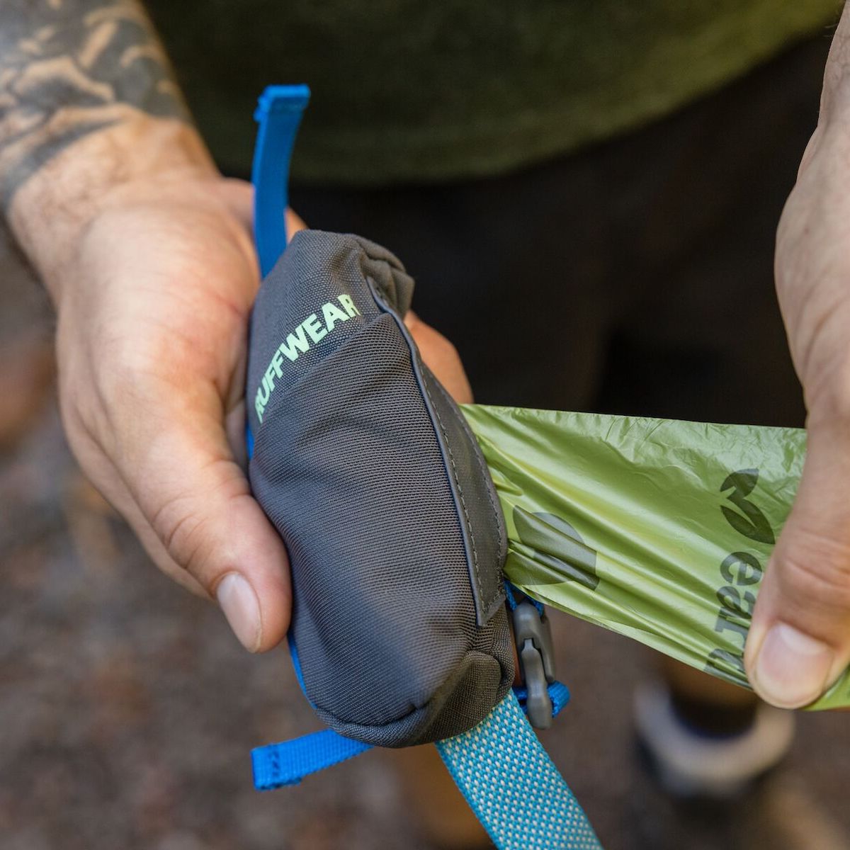 Ruffwear Stash Bag Mini Kotbeutelspender Basalt Gray