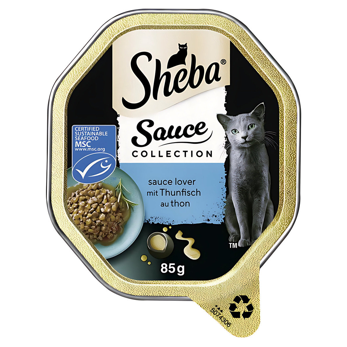 Sheba Sauce Lover Thunfisch 22x85g | Nassfutter für Katzen