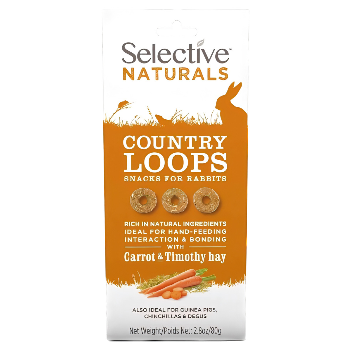 Supreme Selective Country Loops Karotte 80g | Nager-Snack