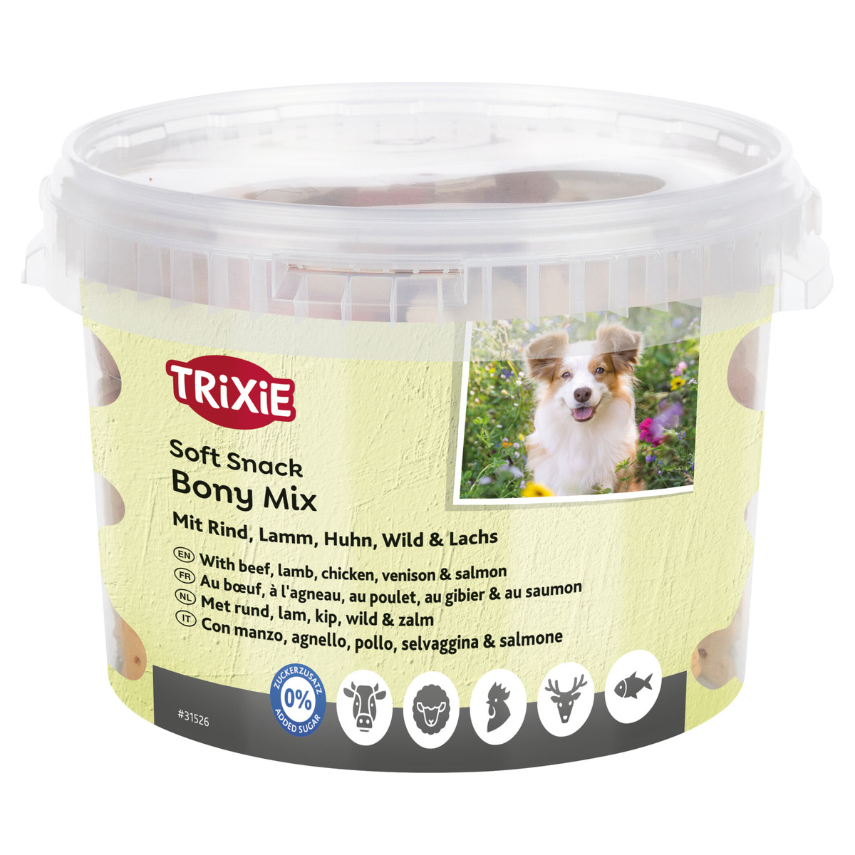 Trixie Soft Snack Bony Mix XXL 1,8 kg | Hundesnack ohne Zucker