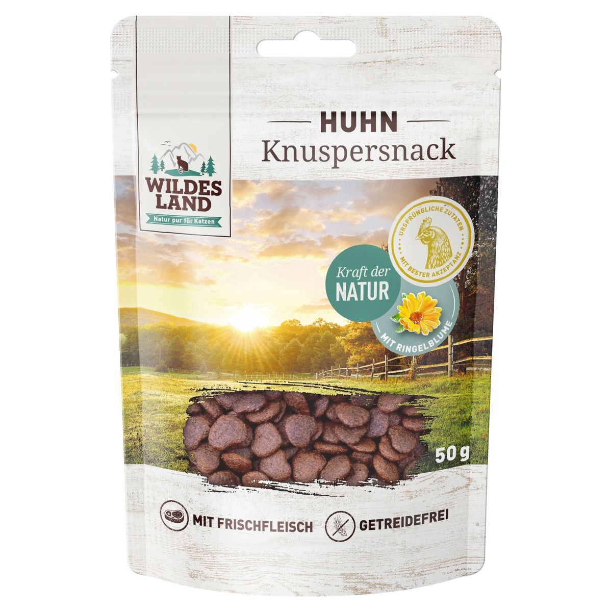 Wildes Land Knuspersnack Huhn für Katzen | Mein Tierdiscount